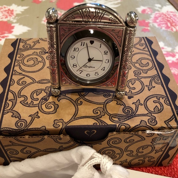 Brighton | Accessories | Brighton Silver Clock New In Box With Tags ...